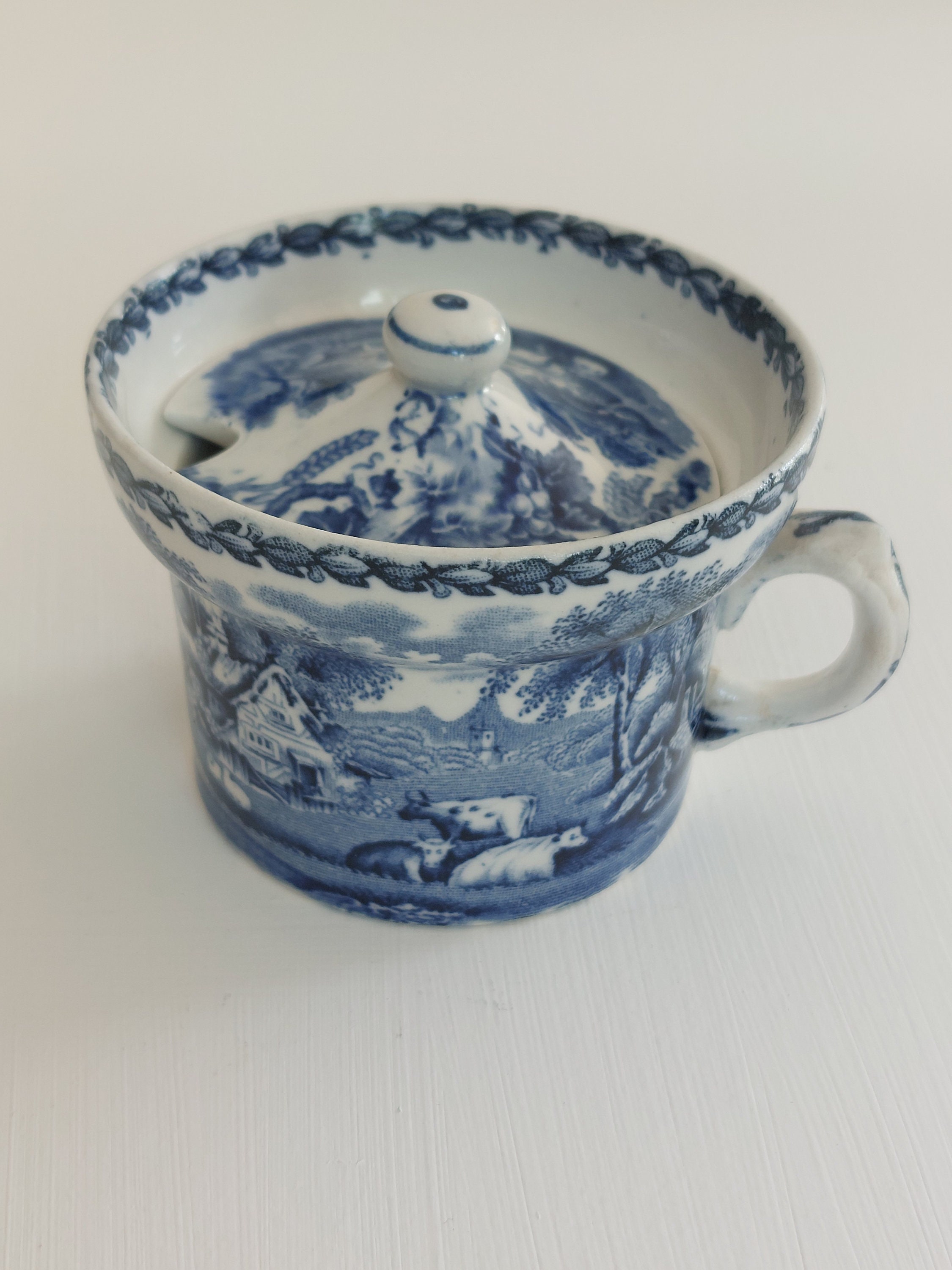 Rare Antique Booths Silicon China "british Scenery" Pattern Lidded ...