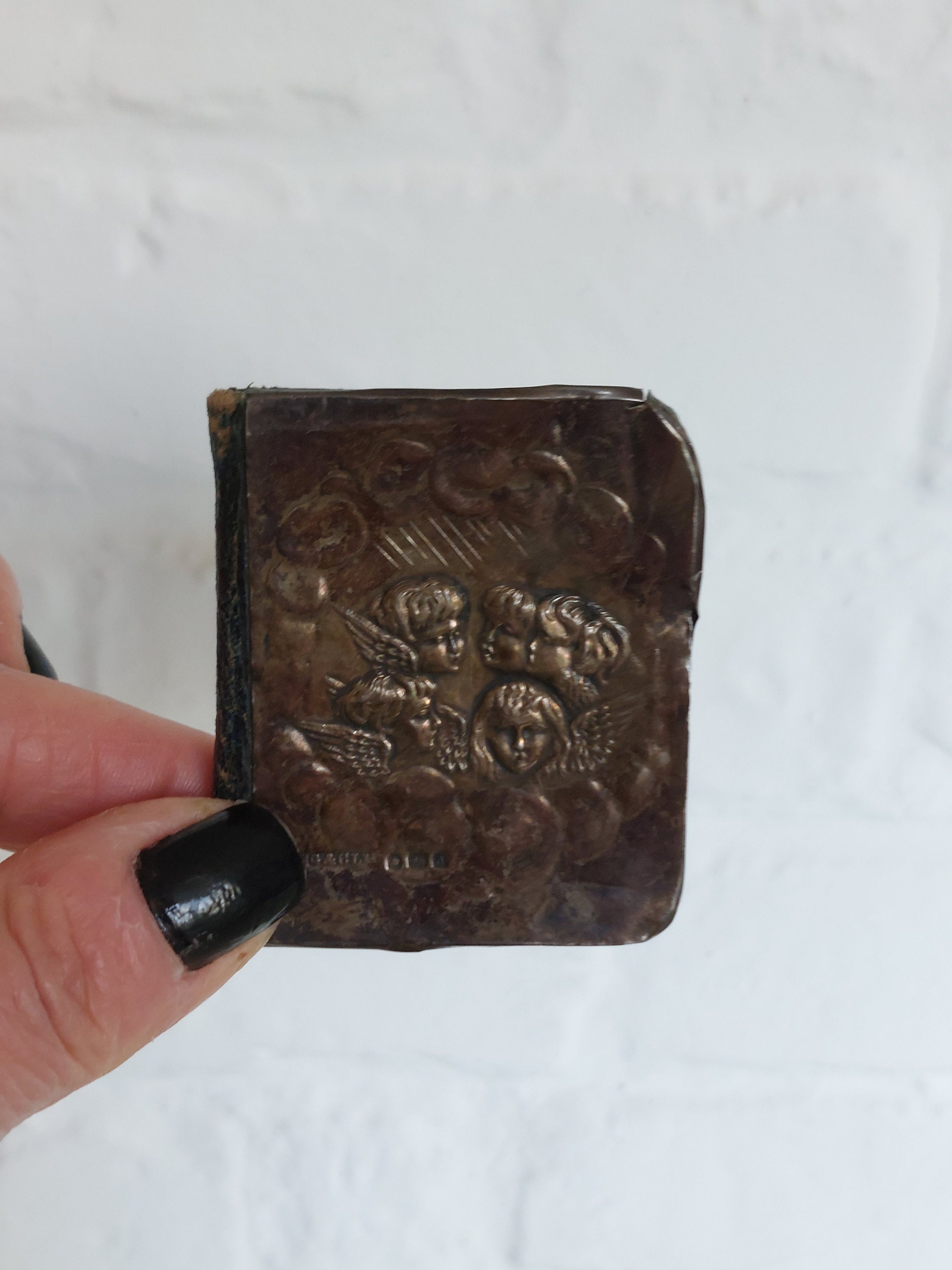 RARE Miniature Silver Cover Book "the Solemnization of Matrimony ...