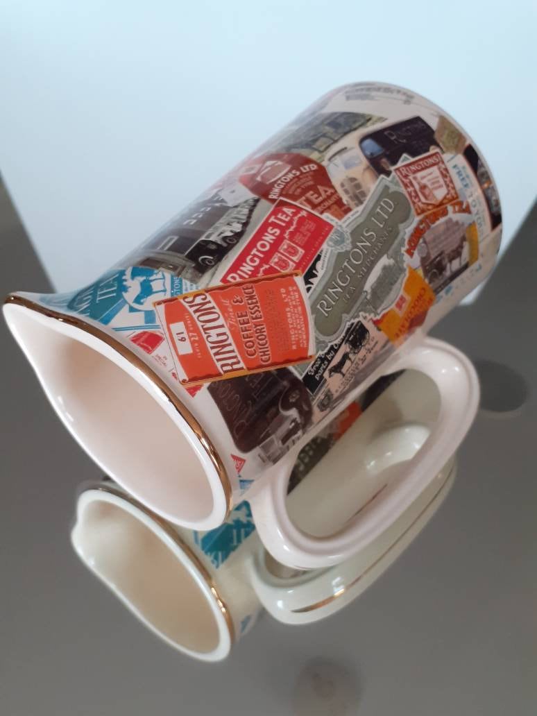 Ringtons Tea Label Water Jug Wade Ceramics Ltd 5.7 Tall | Etsy