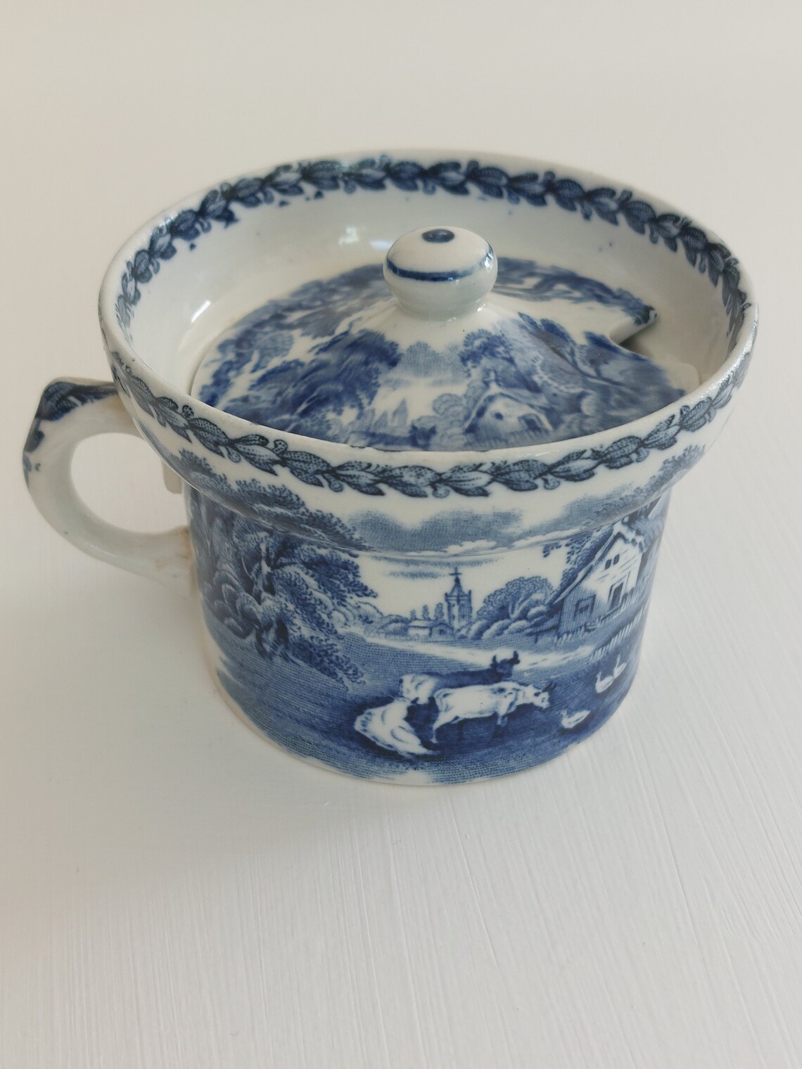 Rare Antique Booths Silicon China "british Scenery" Pattern Lidded ...