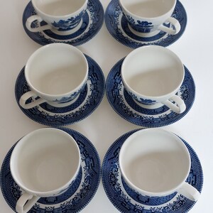 Churchill England "willow" Pattern 12 Pieces Coffee/ Tea Set- Perfect ...