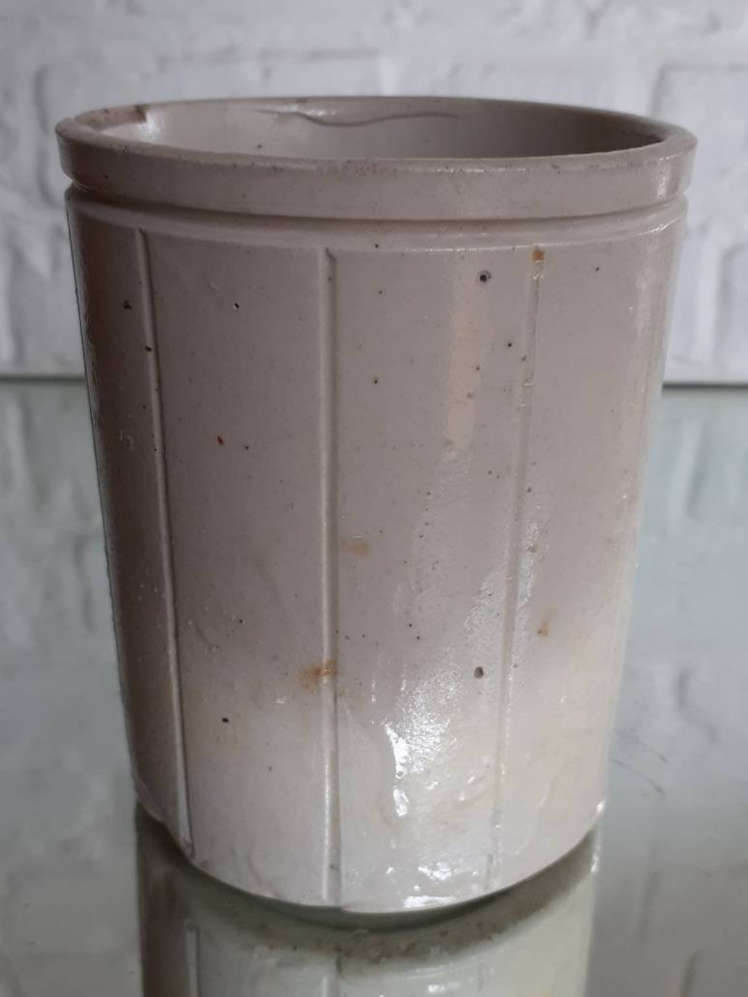 Victorian Antique Stoneware 4" Jam- Marmalade- Preserve Jar Pot by W P ...