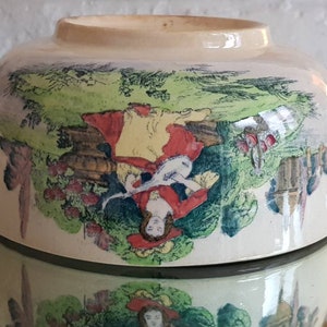 Antique watteau Bourne & Leigh Albion/leighton Pottery RARE Bowl - Etsy