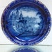 Large Antique Victorian Flow Blue Plate C1800s - Etsy