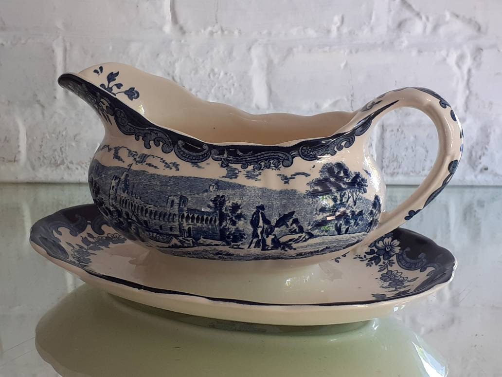 RARE Vintage palissy 1790 Avon Scenes Sauce Boat - Etsy UK