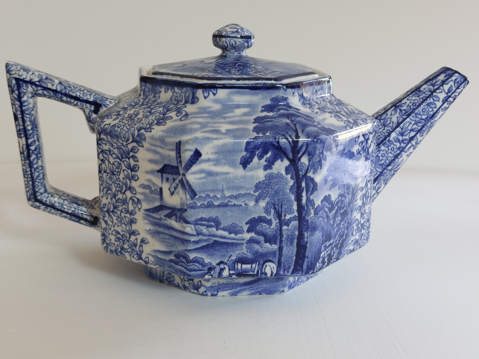 Rare Attractive Antique J Kent Fenton "ye Olde Foley" Ware Teapot C1910 ...