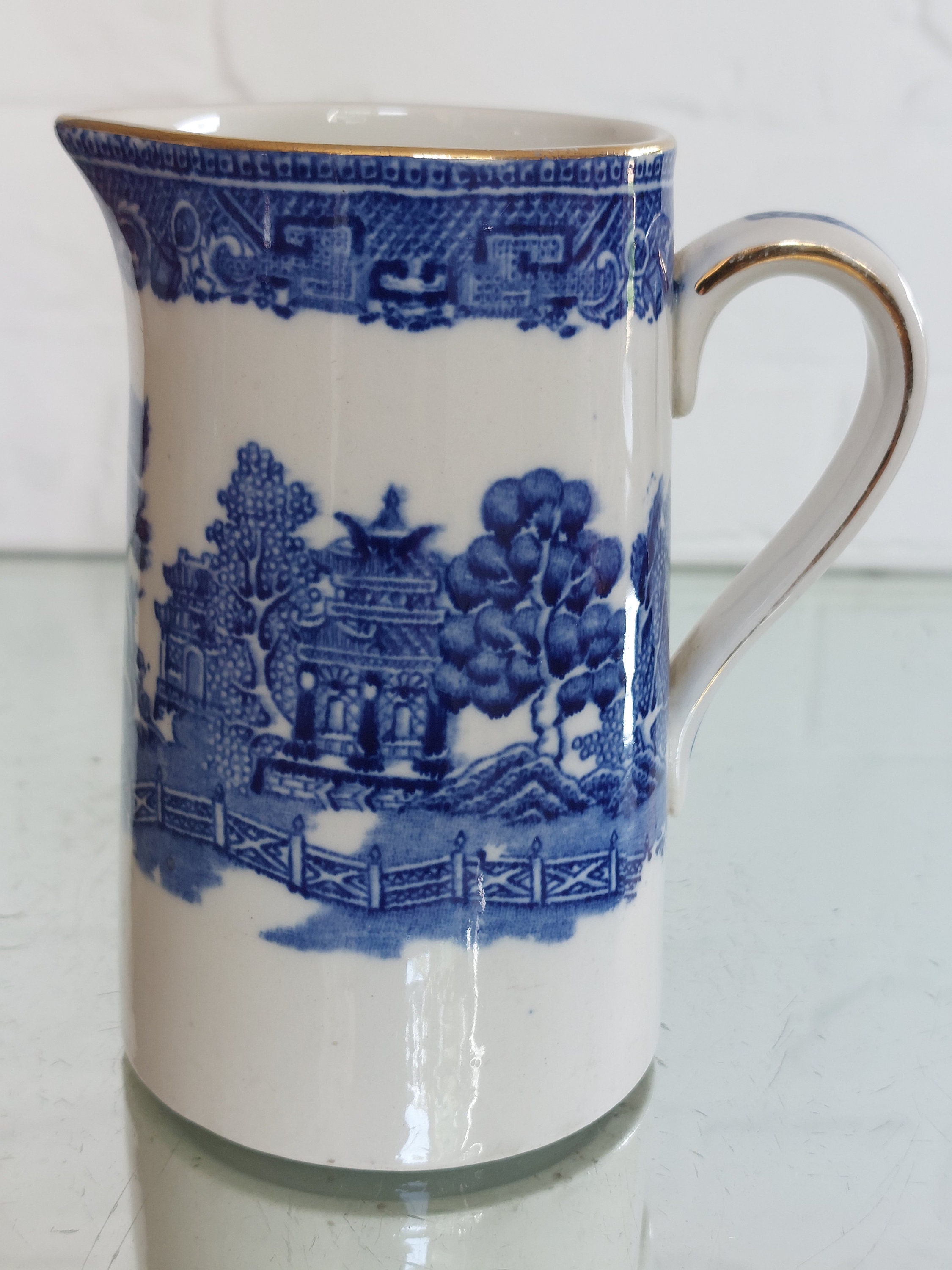 Hotel Ware "old Willow" Pattern Alfred Meakin England Small Jug ...