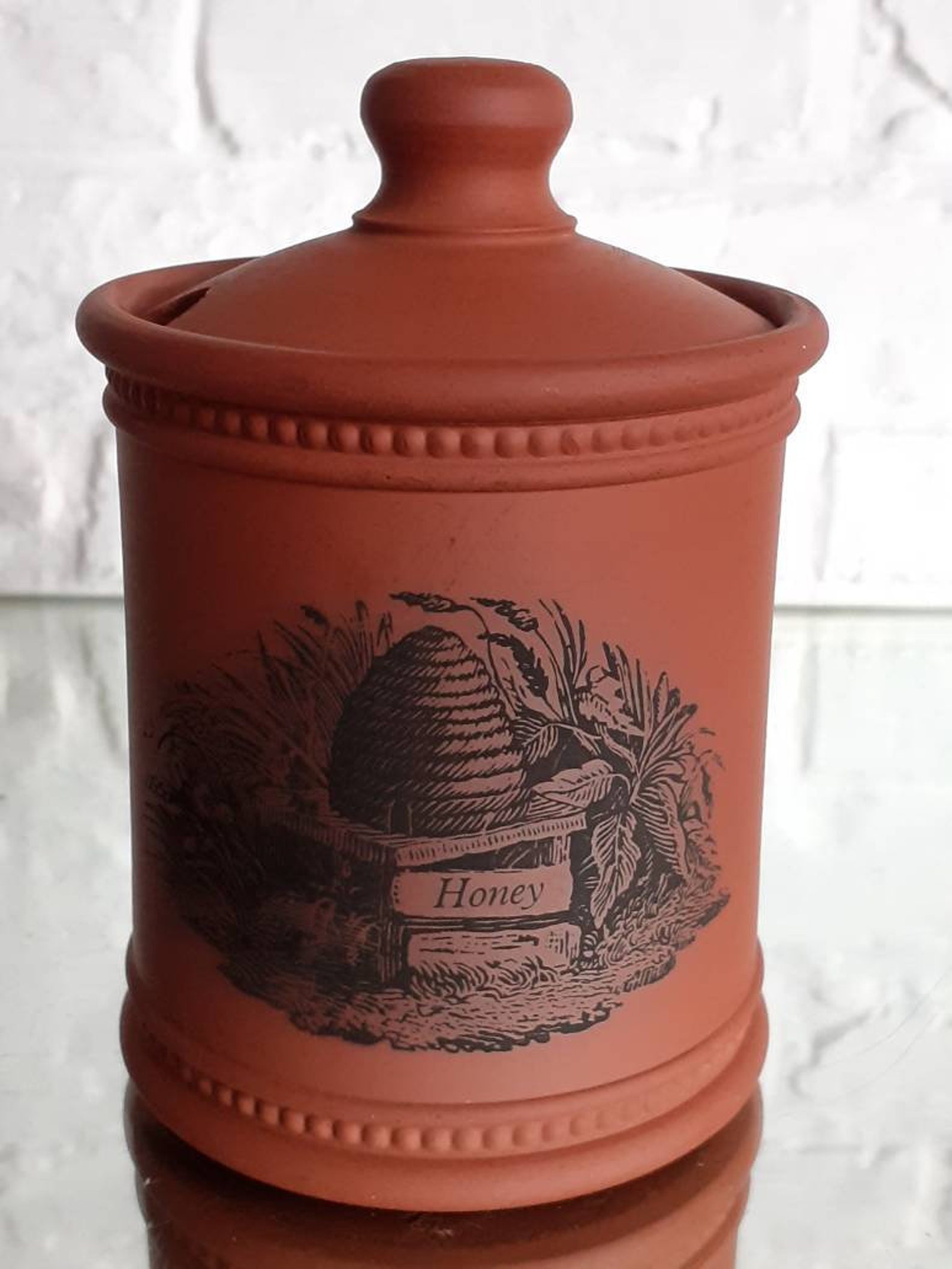 Rare Vintage Fulham London SW6 Terracotta Pottery Honey Pot - Etsy