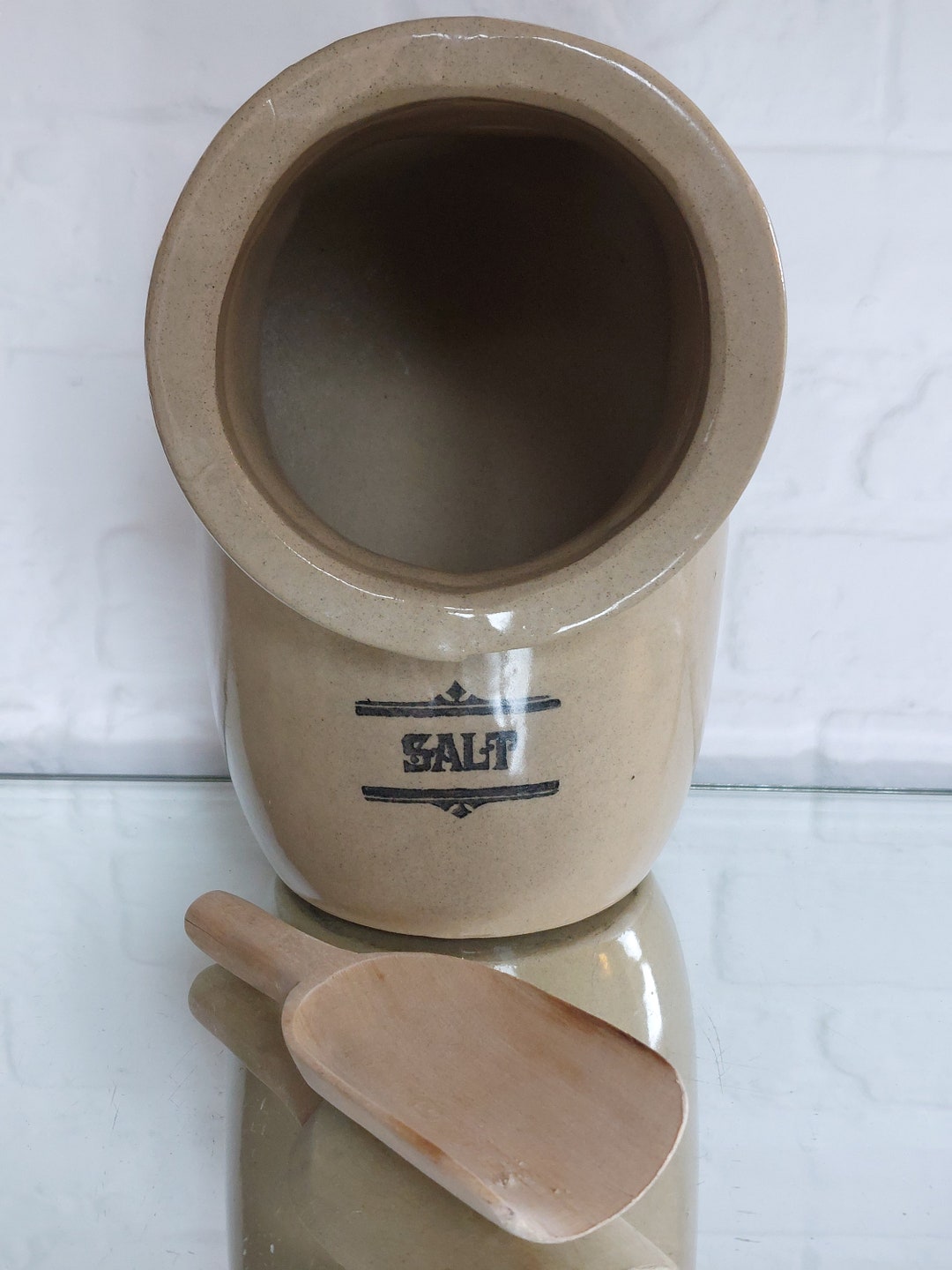 Fabulous Vintage Large Salt Pig moira Stoneware - Etsy