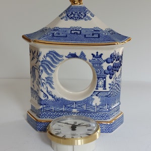 Rare Wedgwood Willow Pattern Clock – Danbury Mint, 1996 - Etsy