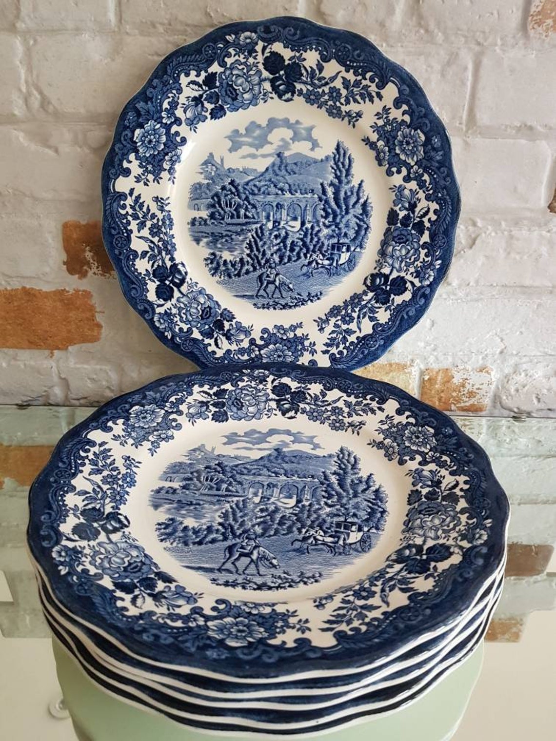 Royal Worcester Ltd Palissy 1790 Avon Scenes | Etsy