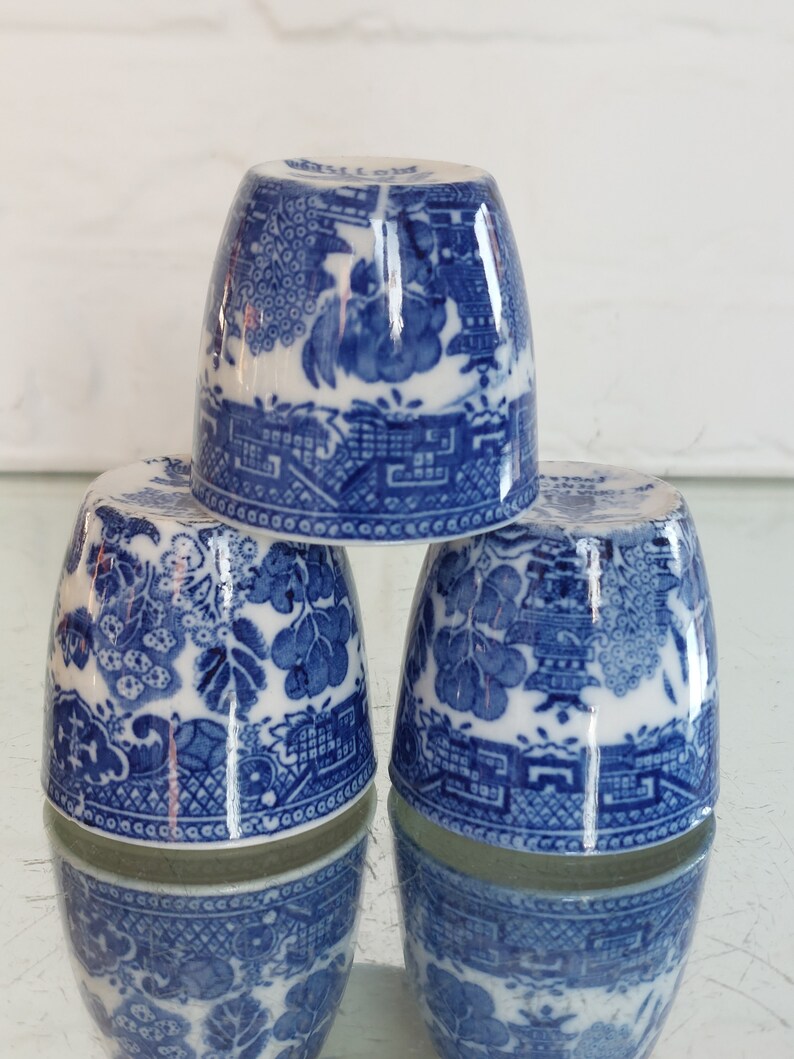 RARE Fenton Victoria Porcelain willow Pattern 3 - Etsy