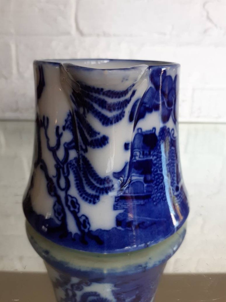 Rare Antique Doulton Burslem Flow Blue Willow Pattern 3 - Etsy UK