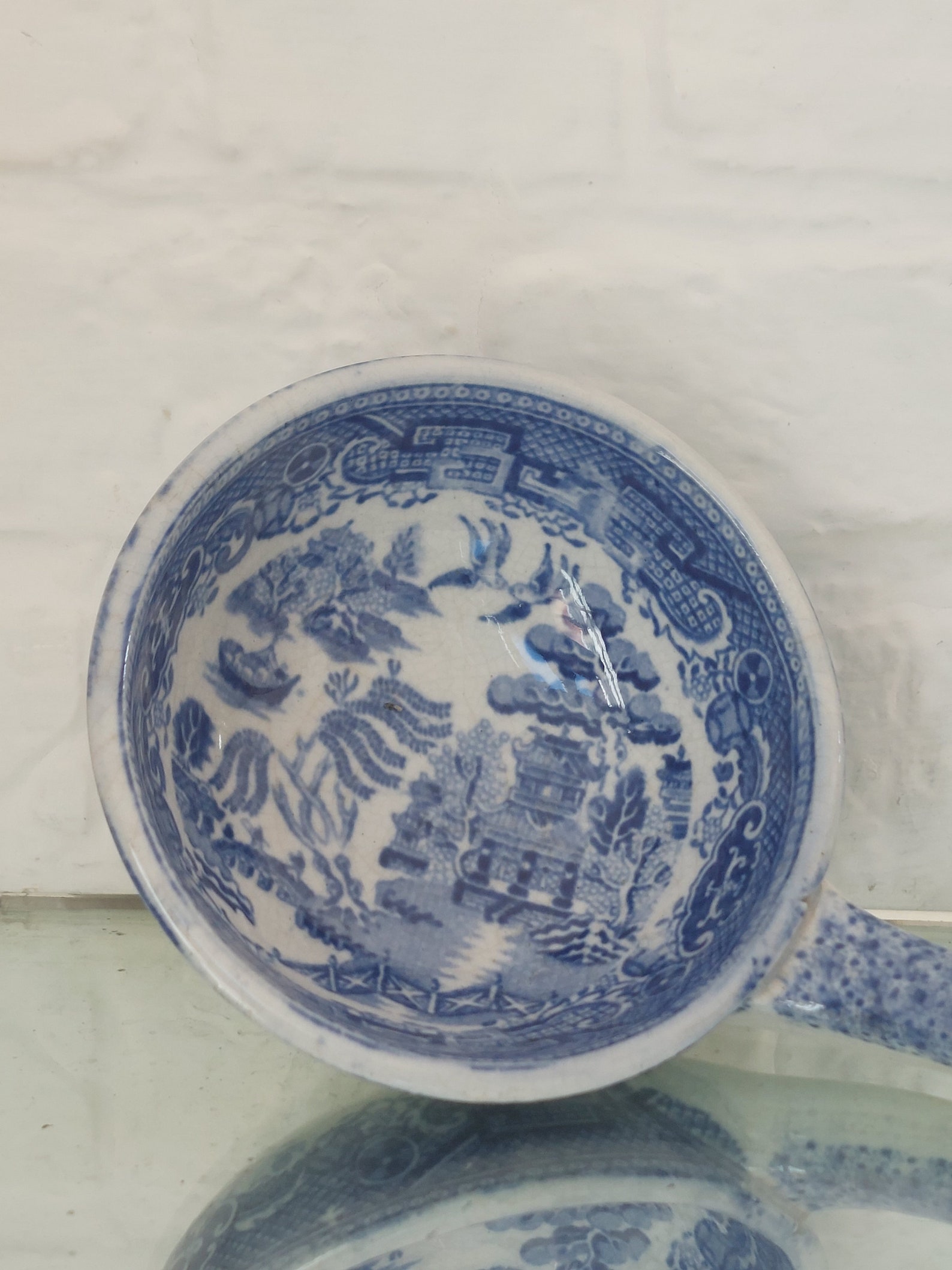 RARE Massive Antique Willow Pattern LARGE 14 Soup Ladle - Etsy