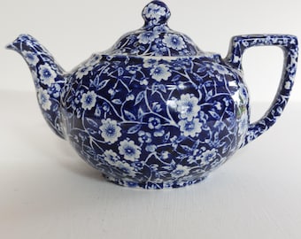 Vintage Burleigh Calico Small One Pint Teapot C1970 - Etsy