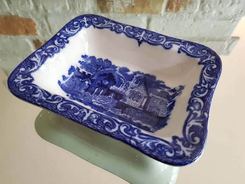 Vintage George Jones & Sons Abbey Shredded Wheat Dish 6 | Etsy