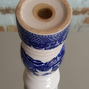 Vintage Lovely old Willow Pattern Pepper Shaker 6 Tall - Etsy