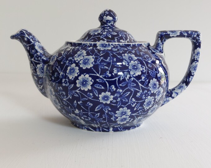Vintage Burleigh Calico Small One Pint Teapot C1970 - Etsy