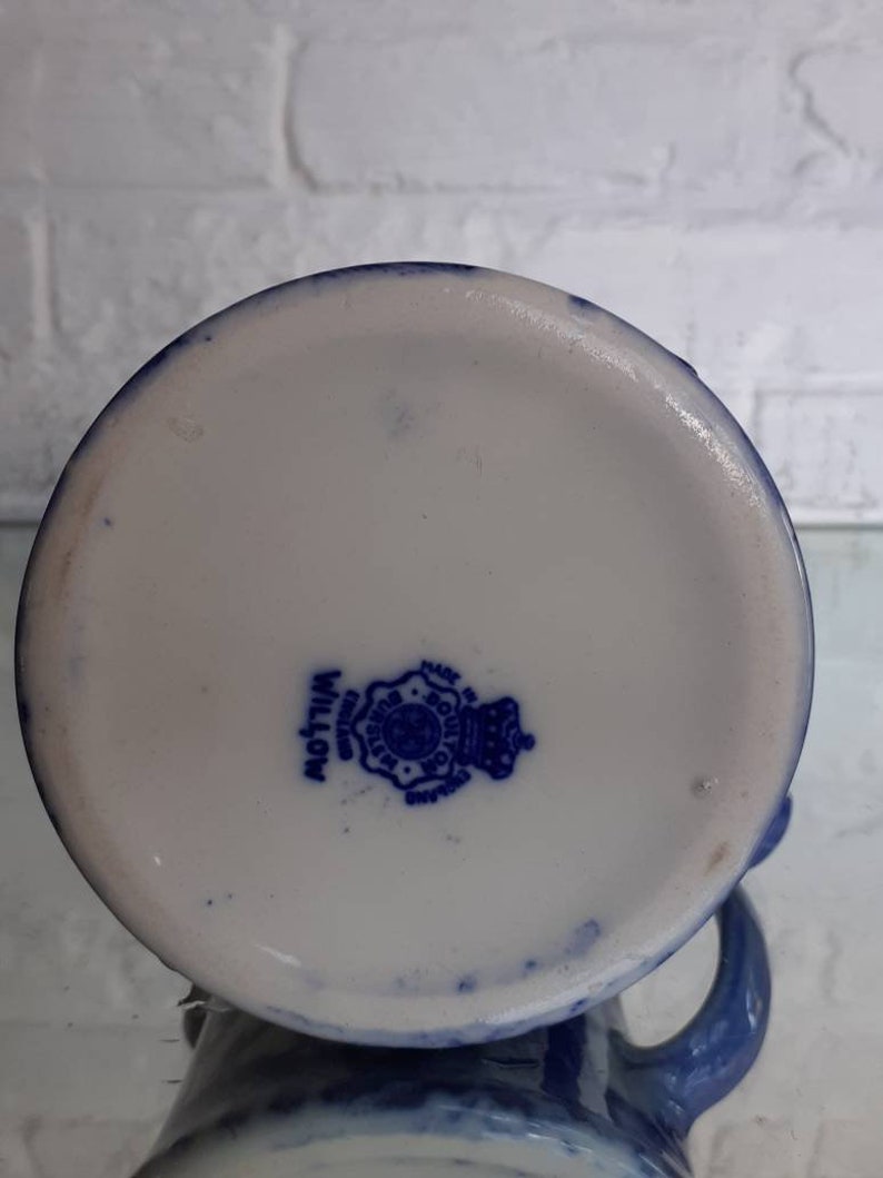 Rare Antique Doulton Burslem Flow Blue Willow Pattern 3 - Etsy UK
