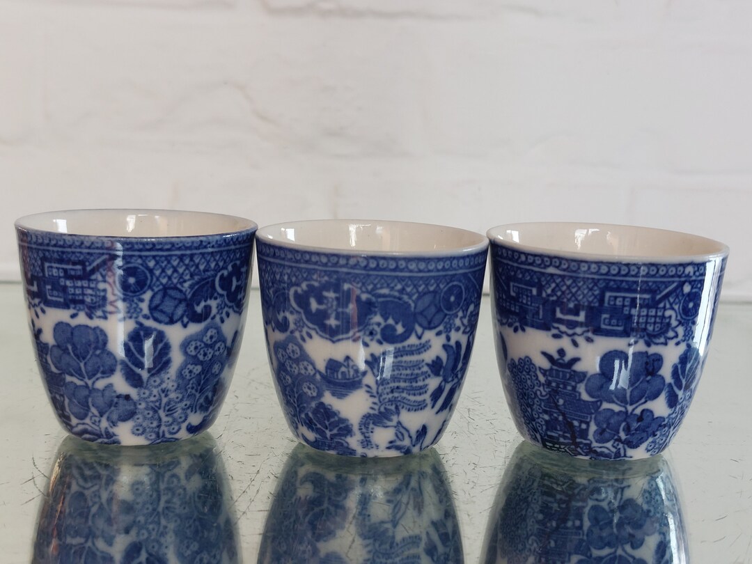 RARE Fenton Victoria Porcelain willow Pattern 3 - Etsy