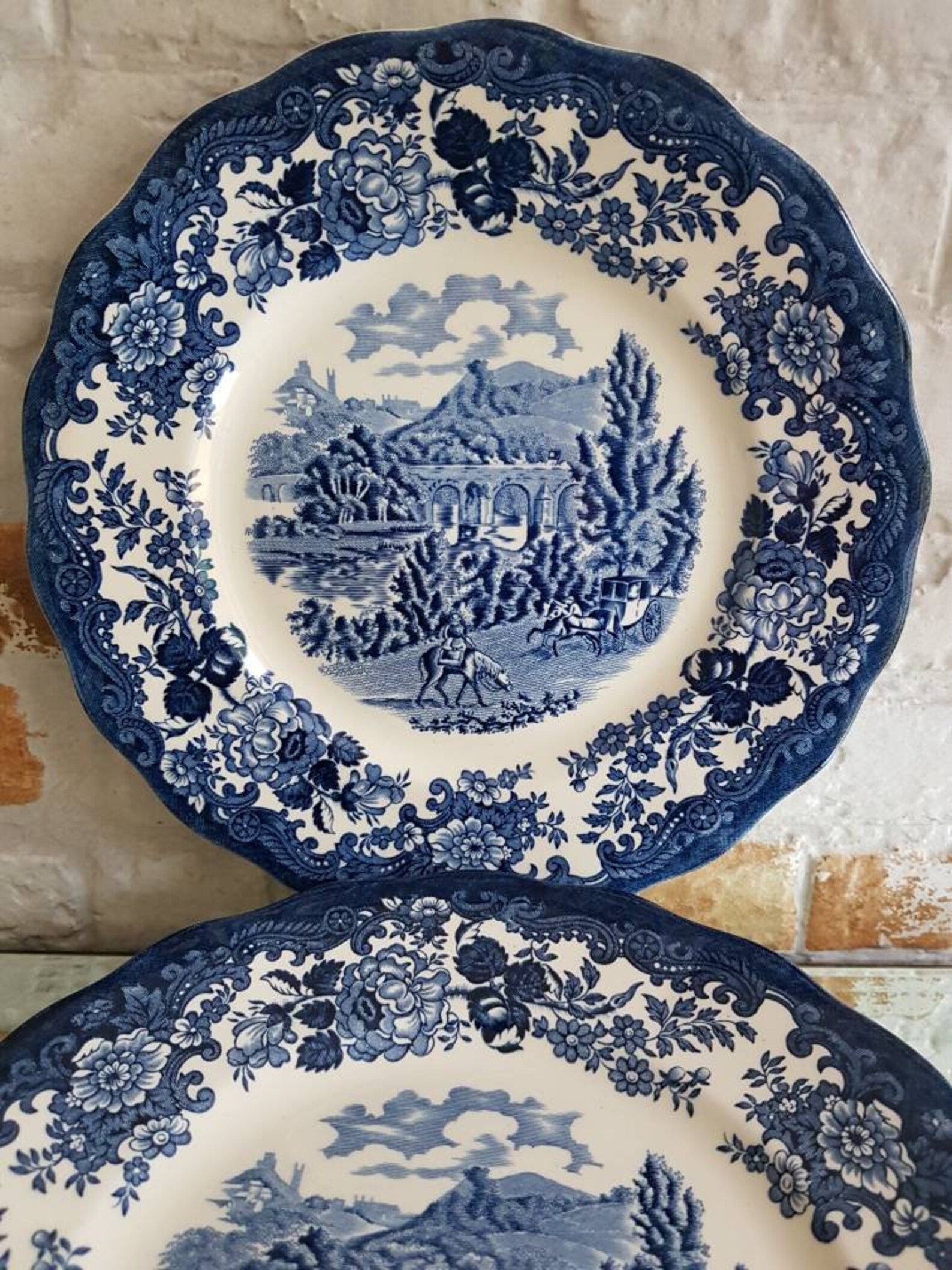 Royal Worcester Ltd palissy 1790 Avon Scenes - Etsy UK