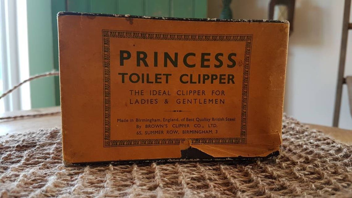 Rare 1920s princess Toilet Clipper in Original | Etsy