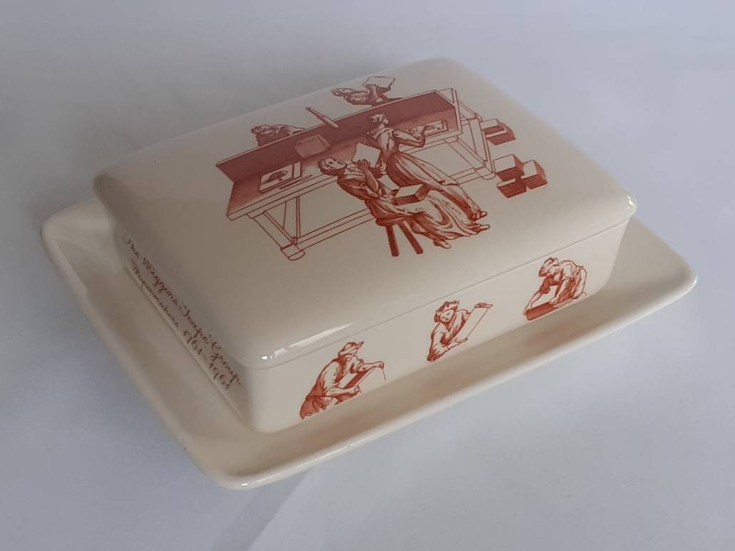 Original Wedgwood Wiggins Teape Group Papermakers Butter Dish | Etsy ...