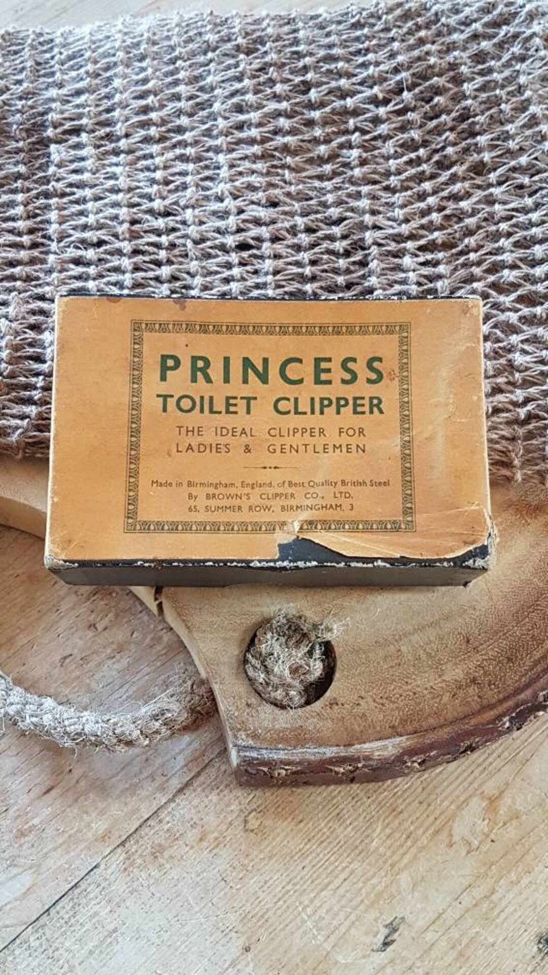 Rare 1920s "princess" Toilet Clipper in Original Box, Wraps and ...