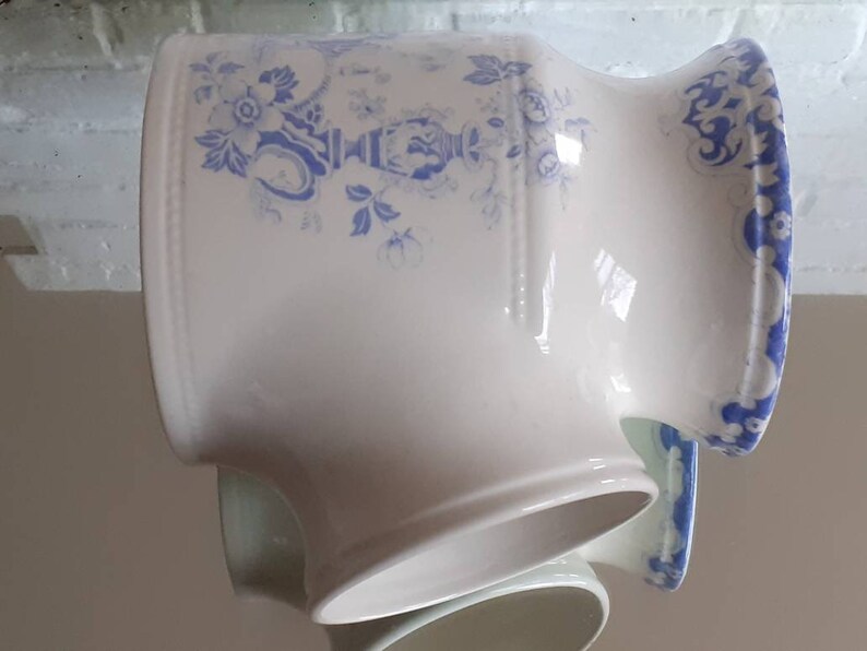 RARE Burleigh celeste LARGE Salt Pig by Fortnum | Etsy
