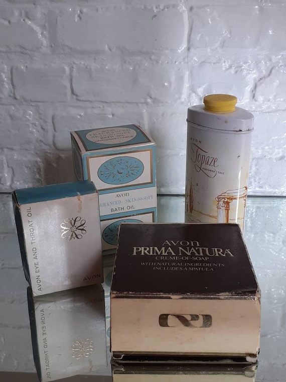 Vintage Avon Beauty Products Lot 4 Items Original Boxes - Etsy
