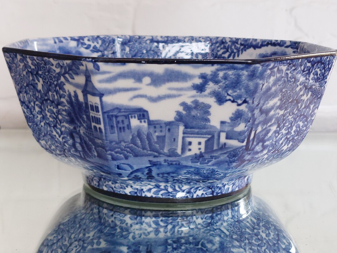Rare J. Kent Fenton ye Olde Foley Ware Blue - Etsy
