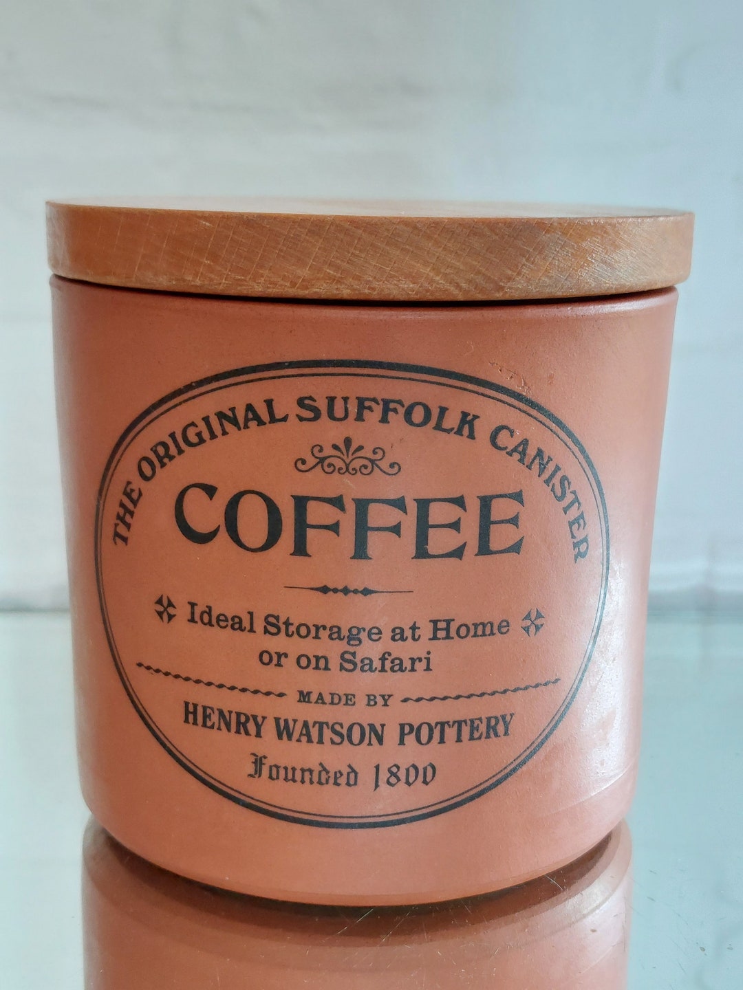 The Original Suffolk Canister "coffee" Henry Watson Pottery C1980 - Etsy