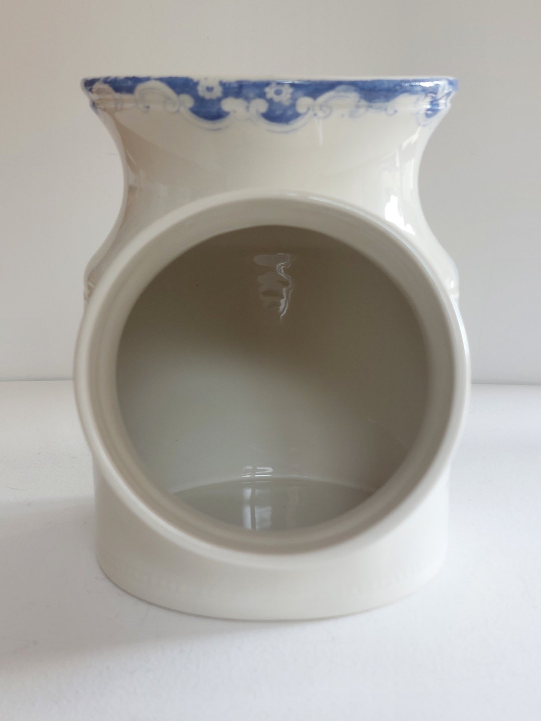 RARE Burleigh "celeste" LARGE Salt Pig by Fortnum and Mason- England ...