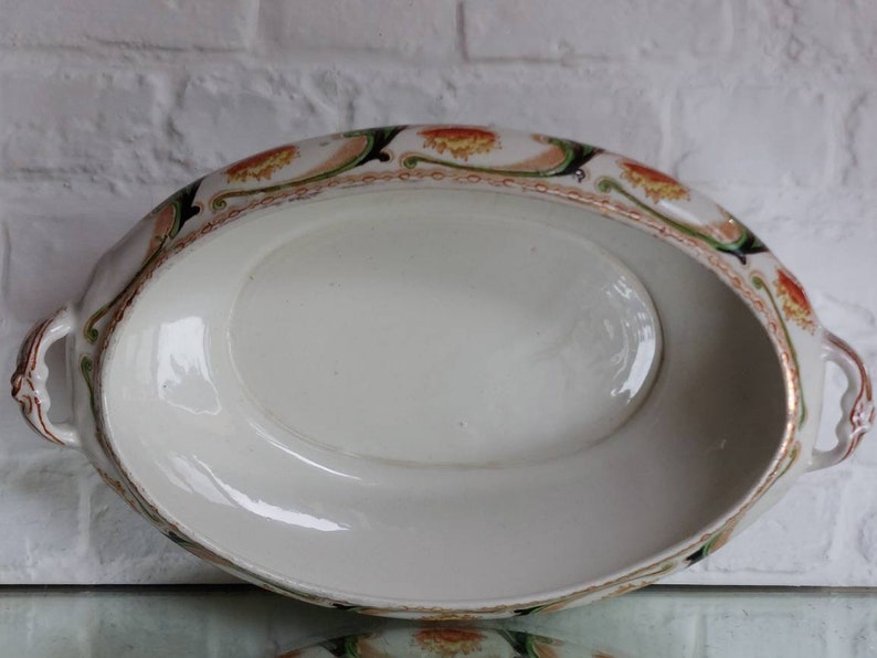 Myott Son & Co England "angelica" Imperial Semi Porcelain Large Lidded ...