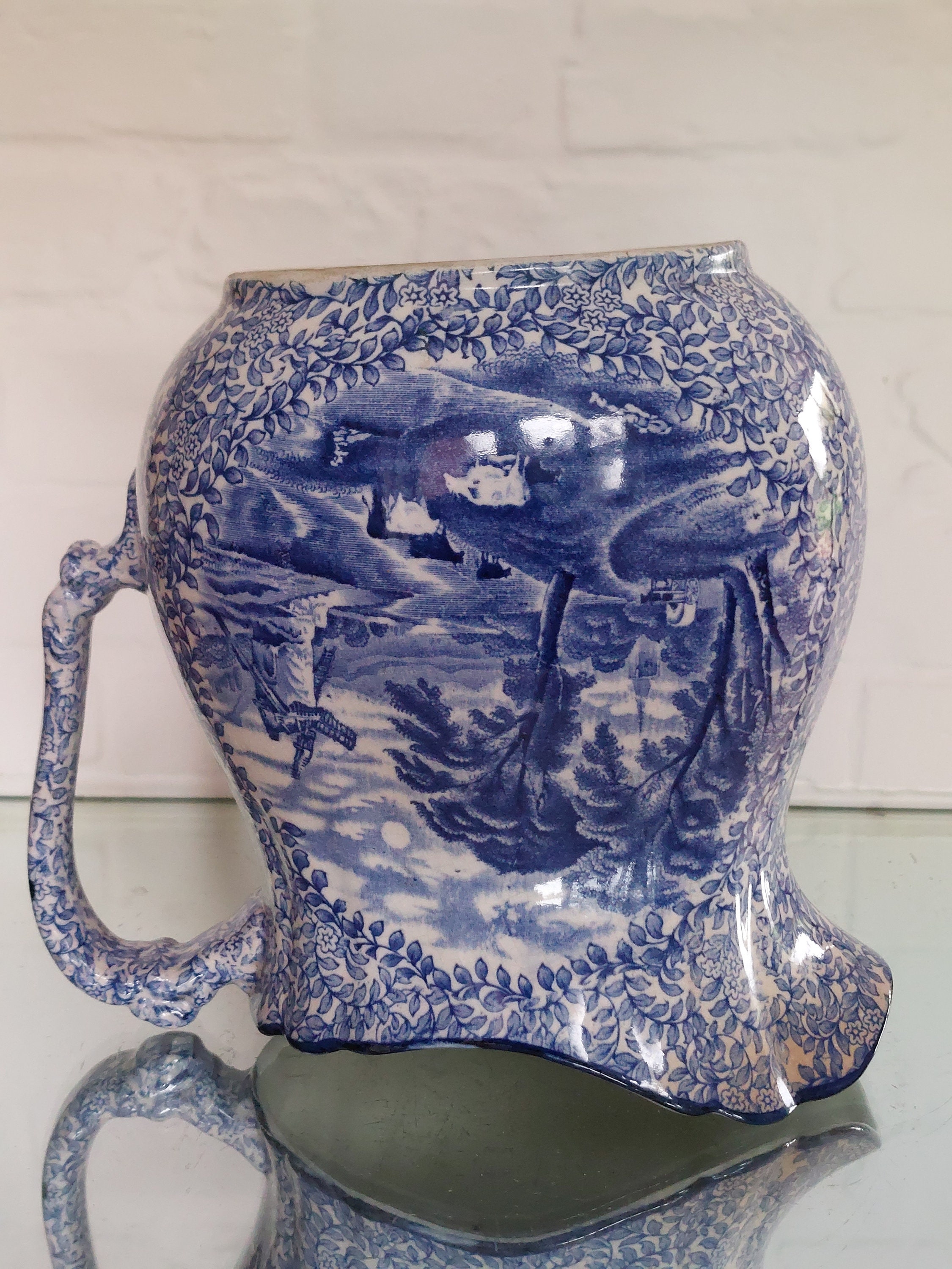J Kent Fenton Ye Olde Foley Ware MASSIVE LARGE 8" Jug C1920 - Etsy