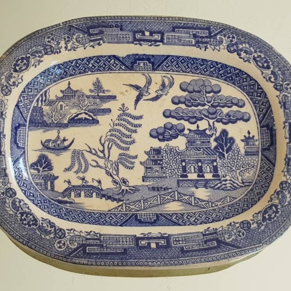 Willow Pattern Plate - Etsy