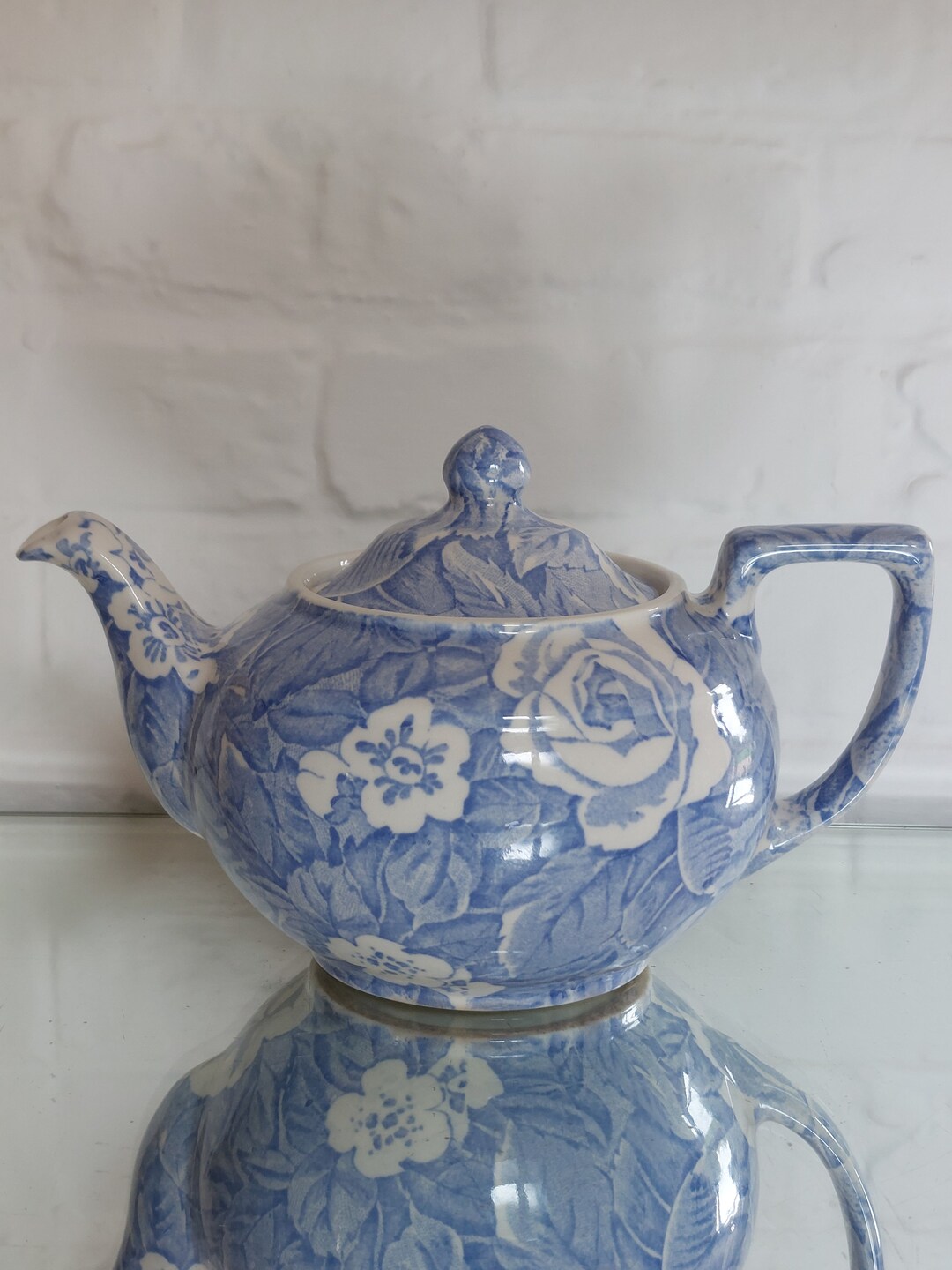 Rare Burleigh Staffordshire "victorian Chintz" Pattern Small Lidded ...