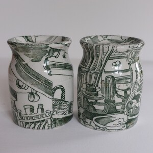 Rare Mathilda's Kitchen Burgess and Leigh Salt Pepper Pots Shakers - Etsy