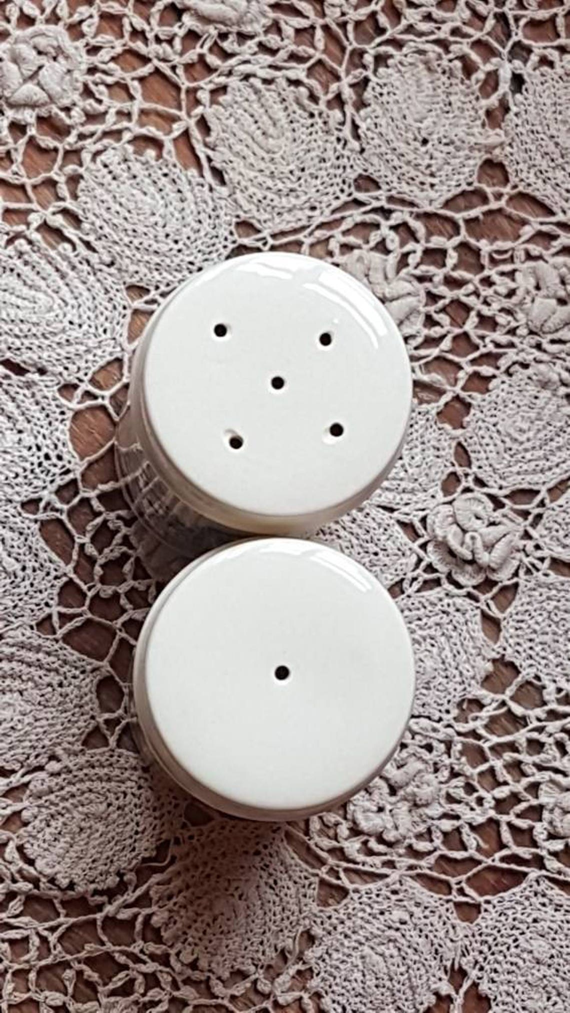 Vintage "royal Worcester Spode Ringtons Tea" Salt & Pepper Pots ...