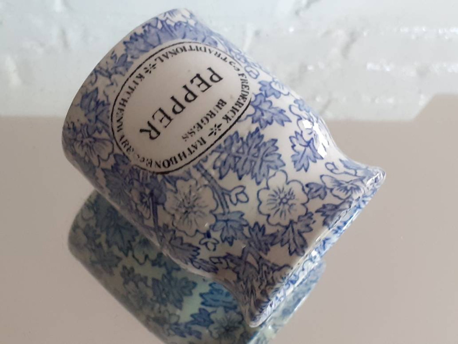 Burleigh Frederick Rathbone Burgess Pepper Pot Rare Find - Etsy UK