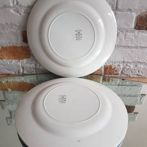 Vintage barratts of Staffordshire Pottery Willow Dinner Plates 3 ...