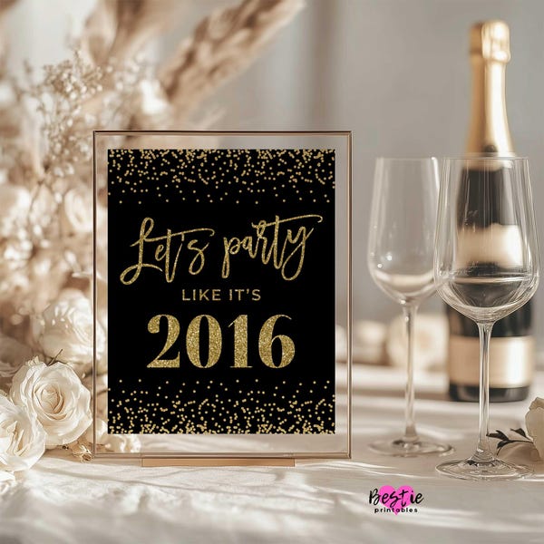 2016 Themed Party - Etsy