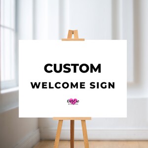 Custom Welcome Sign Custom Welcome Poster Custom Sign Custom Poster ...