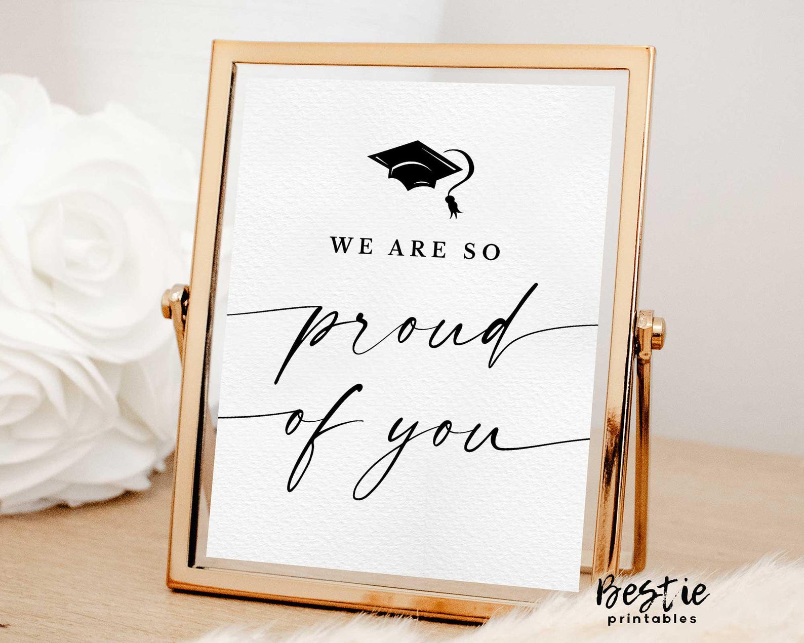 We Are so Proud of You Sign, Graduation Party Signs, Grad Party Signs ...