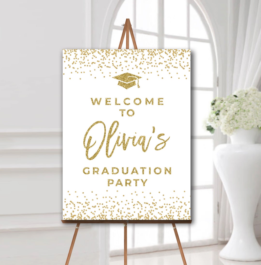 Graduation Sign Printable Graduation 2021 Grad Party Decor Graduation ...