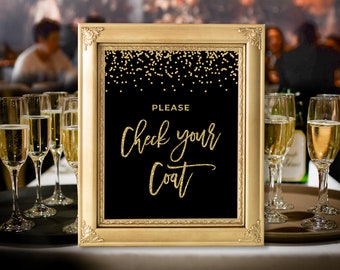 Coat Check Sign | Etsy