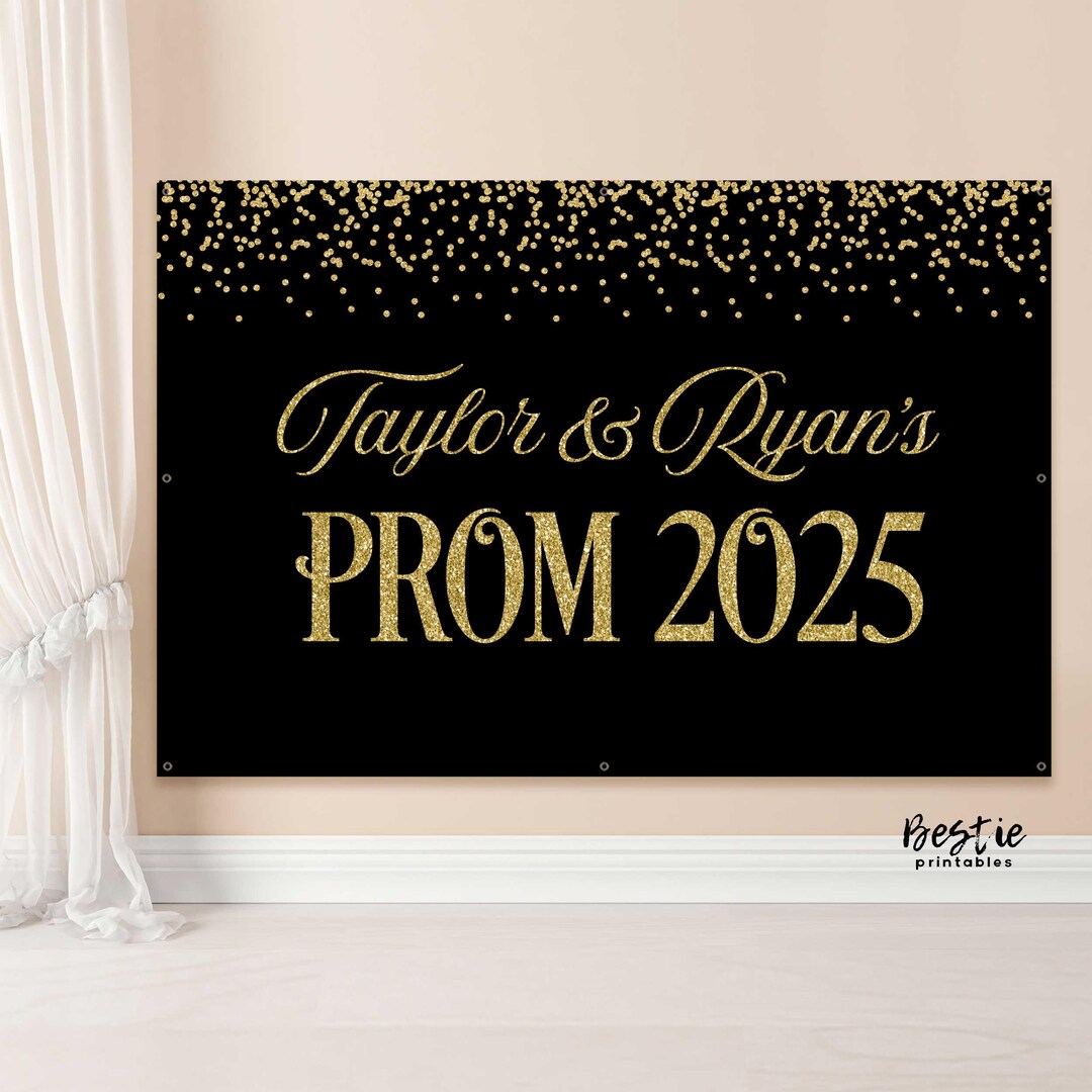 Prom Decorations 2025, Senior Prom Sign, Personalized, Printed ...