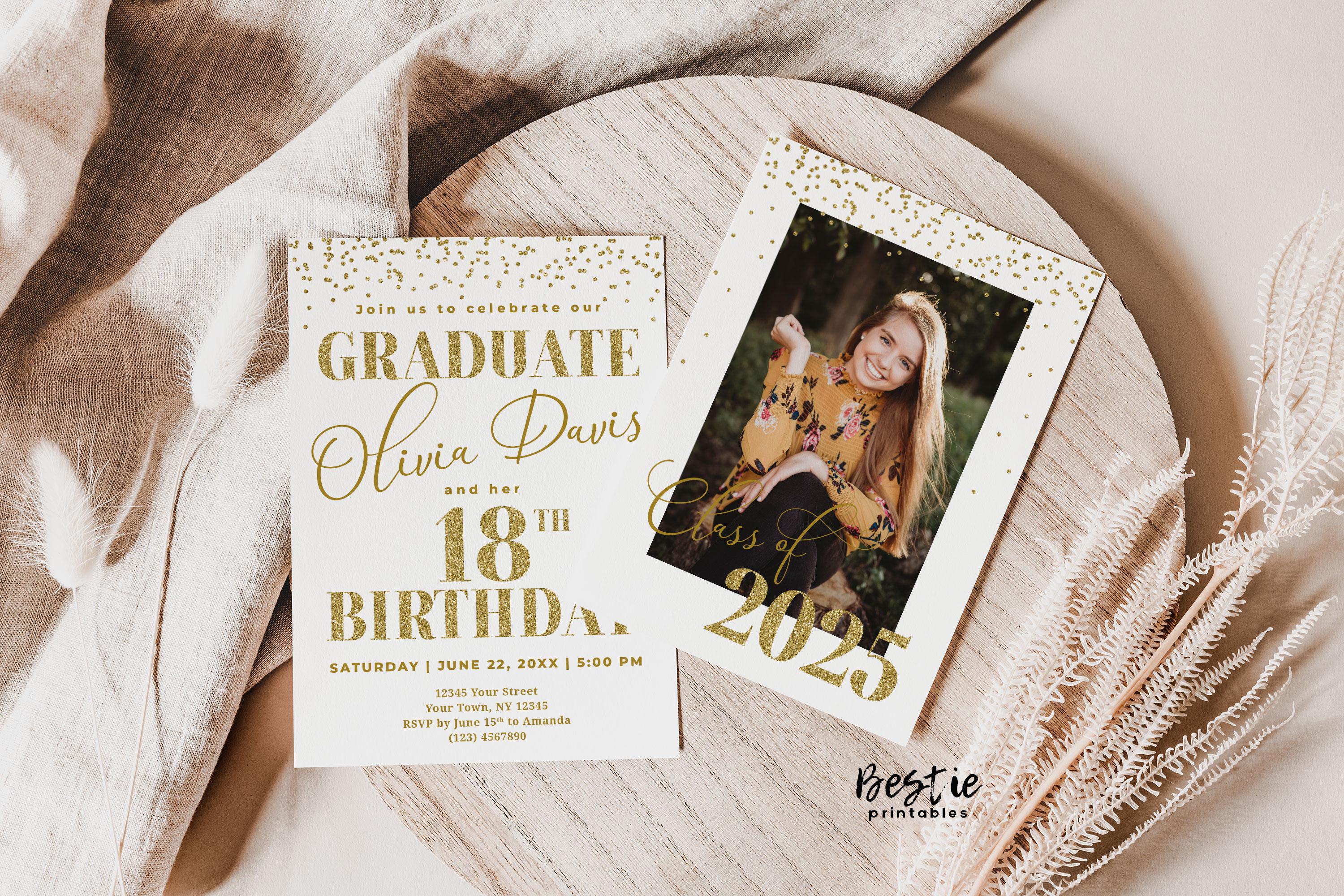 Combined Birthday And Graduation Party