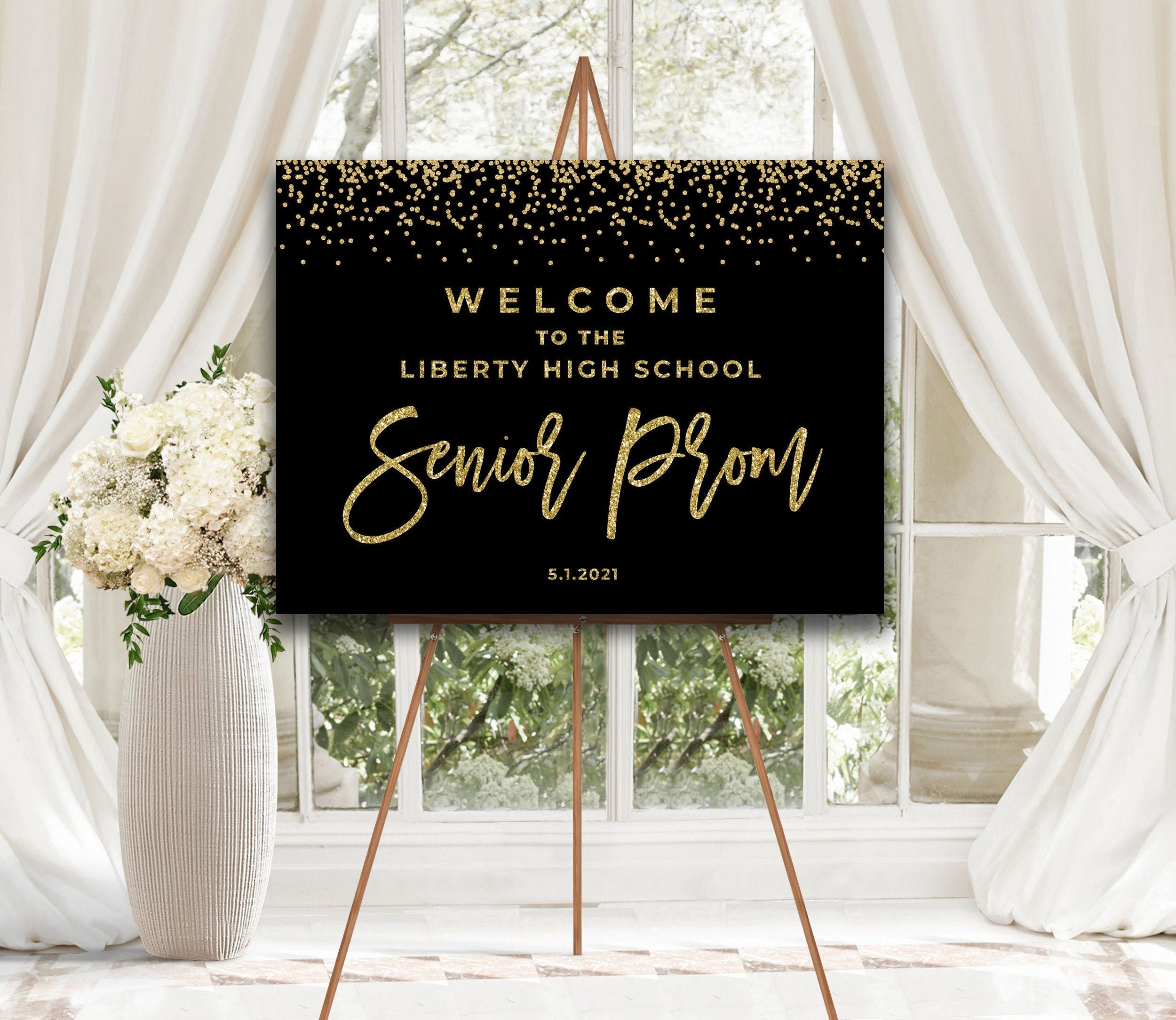 DIGITAL OR PRINTED Senior prom welcome poster Senior prom | Etsy