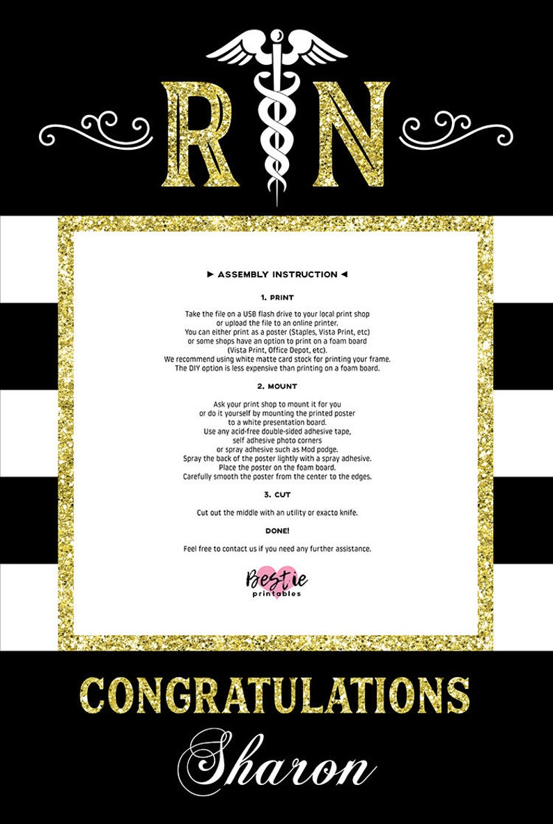 Nurse Graduation Party Decoration Nurse Graduation Photo Booth - Etsy